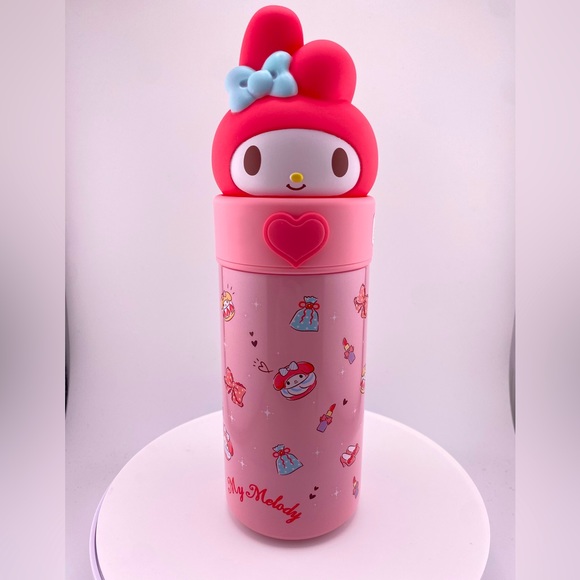 Sanrio | Dining | Sanrio My Melody Pink Stainless Steel Thermos With Silicone 3d Head New In Box ...
